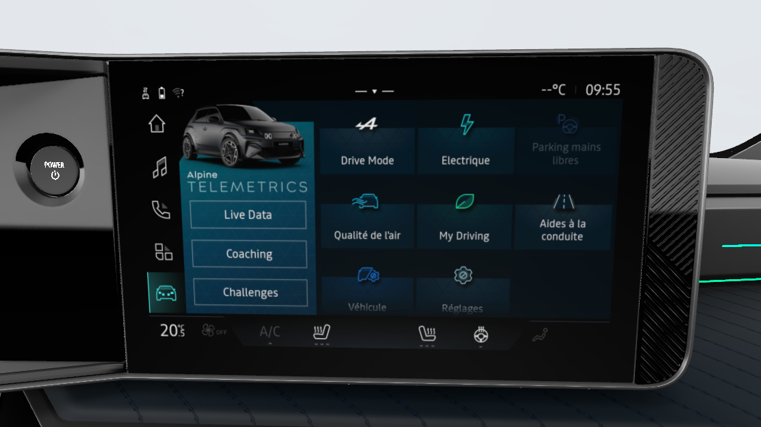 Alpine A290 configurator
